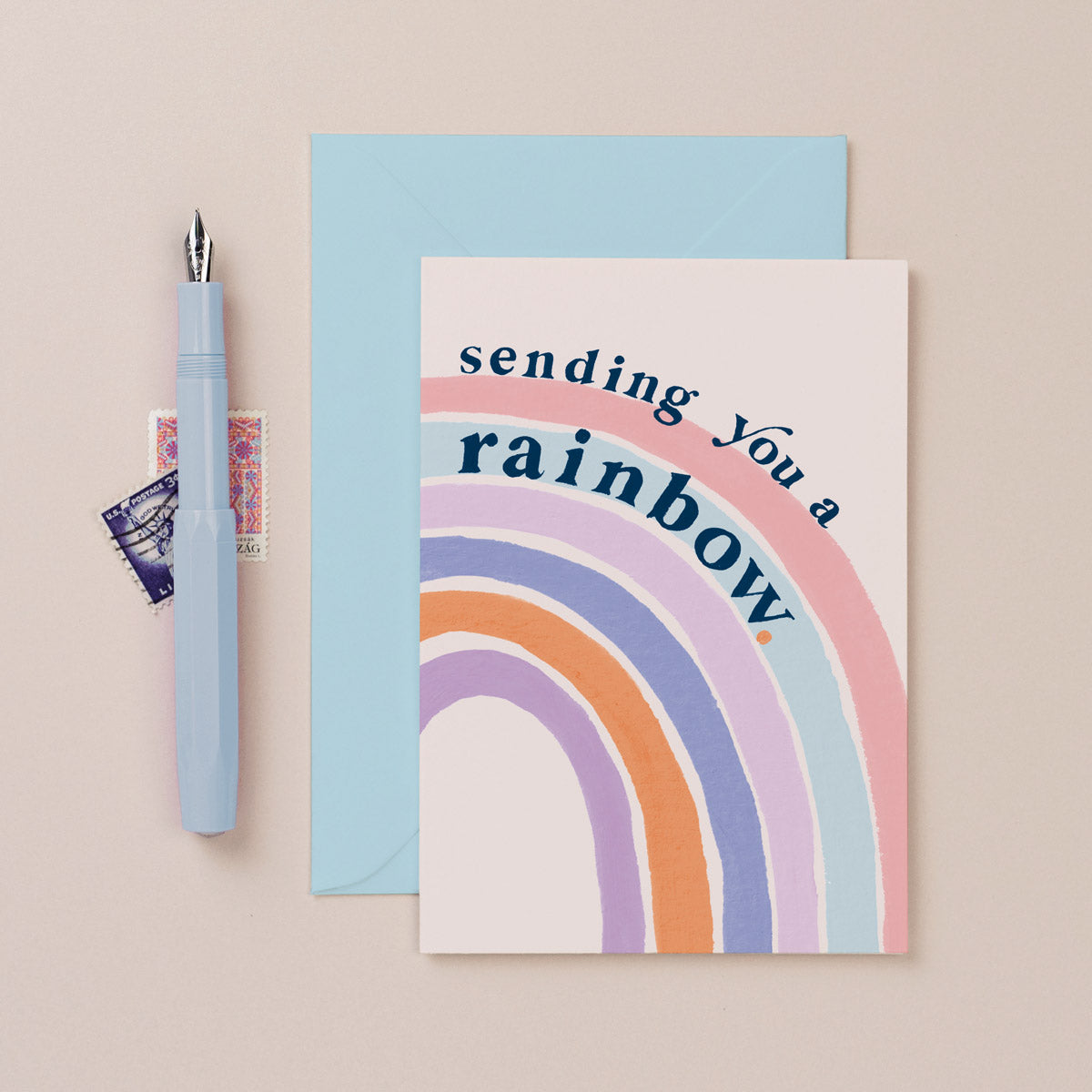 Sending a Rainbow Card | Thinking Of You Cards | Sister Paper Co.