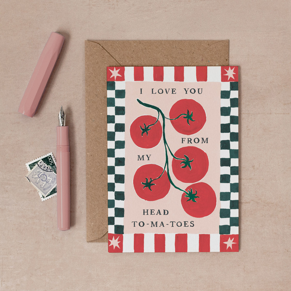 Tomatoes Love Card | Valentine's Cards | Sister Paper Co.