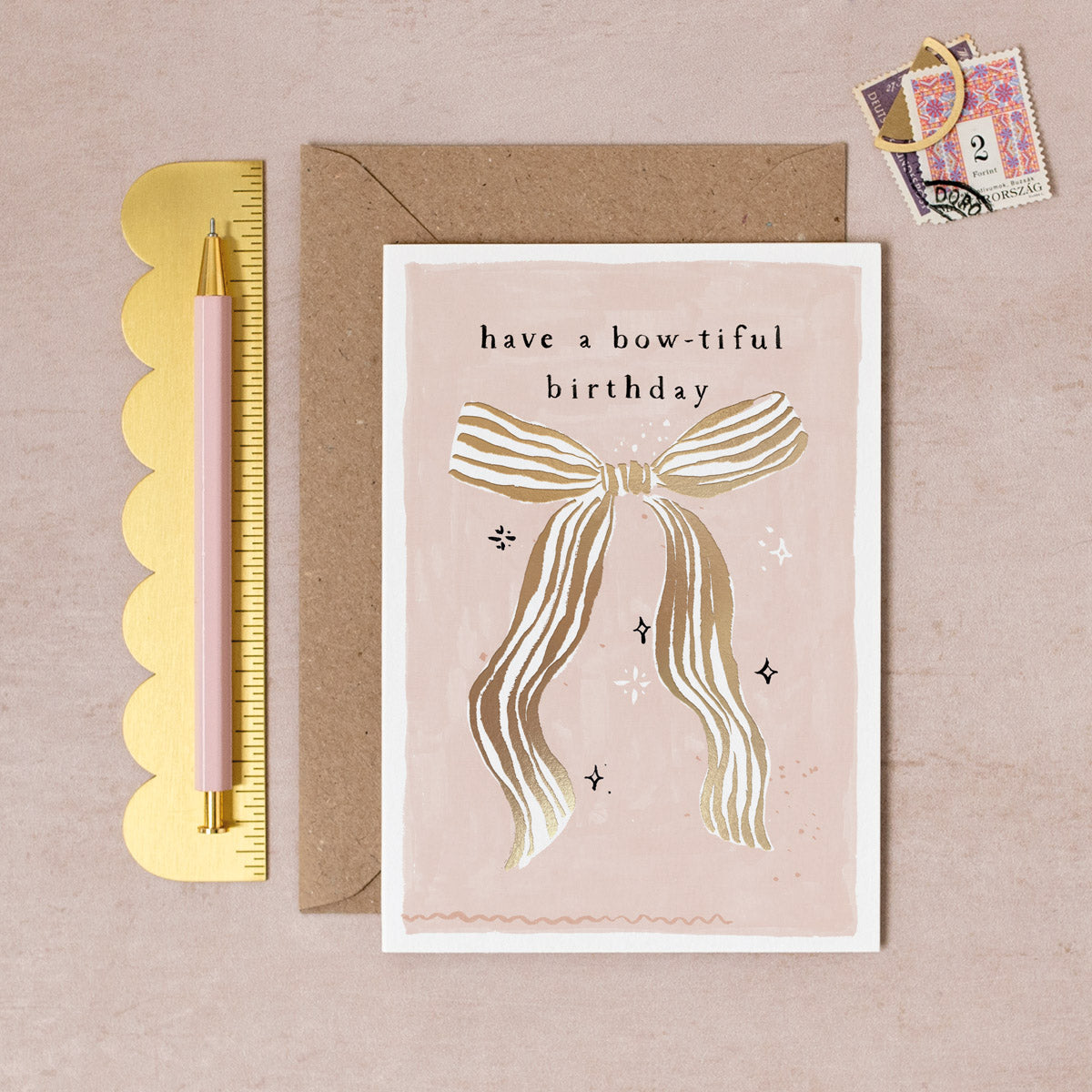 Bow-tiful Bow Birthday Card | Sister Paper Co.