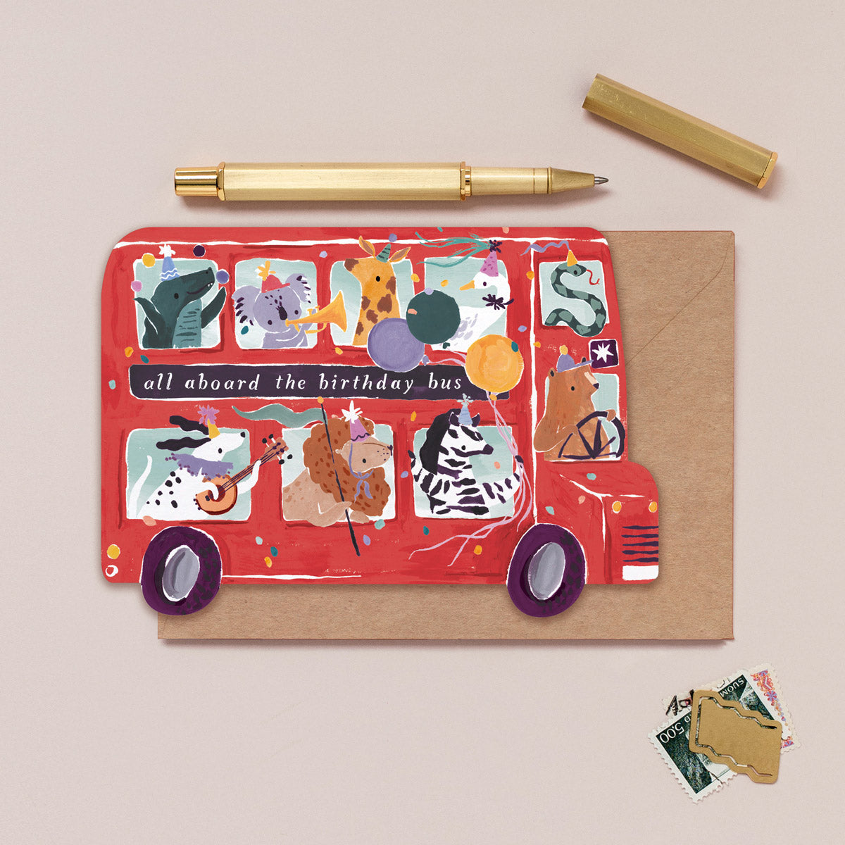 Party Bus Kids Birthday Card | Children's Cards | Sister Paper Co.